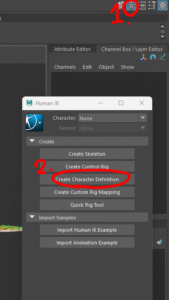 【HumanIKのやり方①】｜はじめてのHumanIK入門・セットアップ編【Maya】