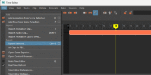 【Maya】HumanIKモーションをクリップ化！TimeEditorで動きを組み合わせてみよう！