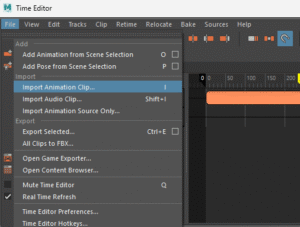 【Maya】HumanIKモーションをクリップ化！TimeEditorで動きを組み合わせてみよう！