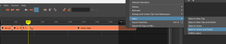 【Maya】HumanIKモーションをクリップ化！TimeEditorで動きを組み合わせてみよう！